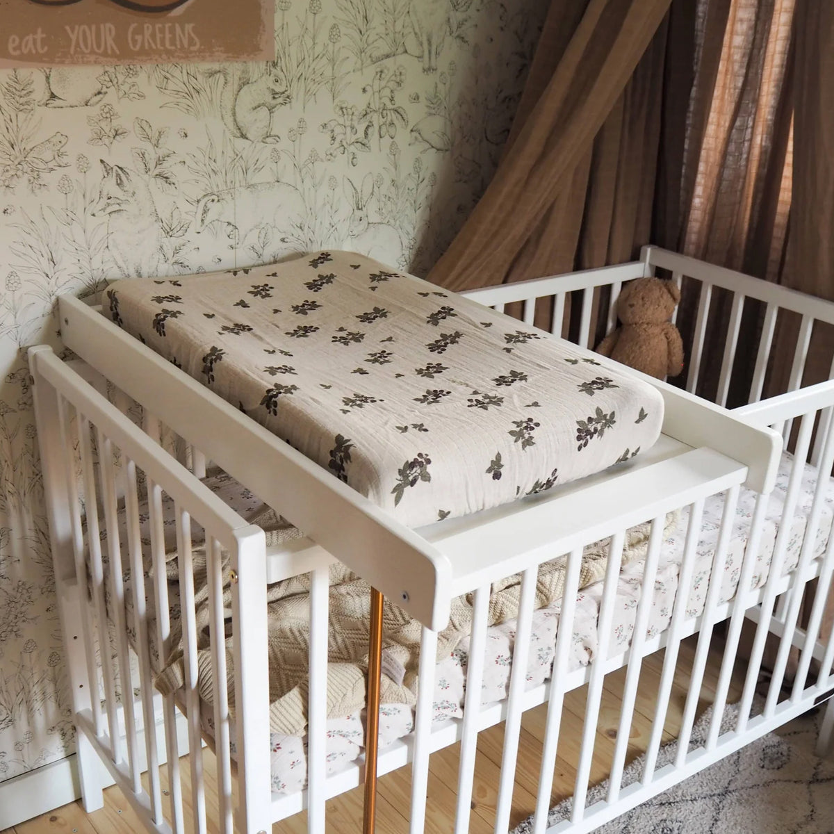 Cot Top Changing table - White — Hola BB